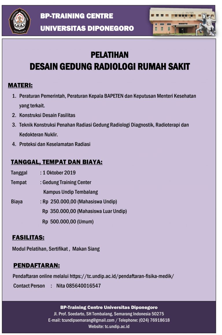 [Update] Pelatihan Desain Gedung Radiologi Rumah Sakit – UU Training ...